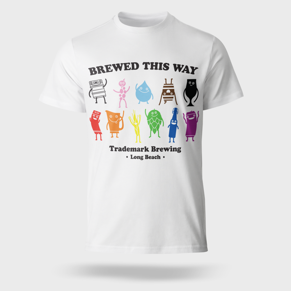 Brewed This Way PRIDE Tee – Trademark Brewing